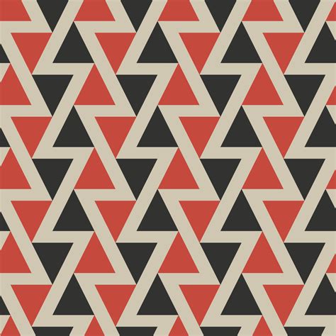 Abstract Triangle Pattern And Zig Zag Line Seamless Background Modern Scandinavian Color Style