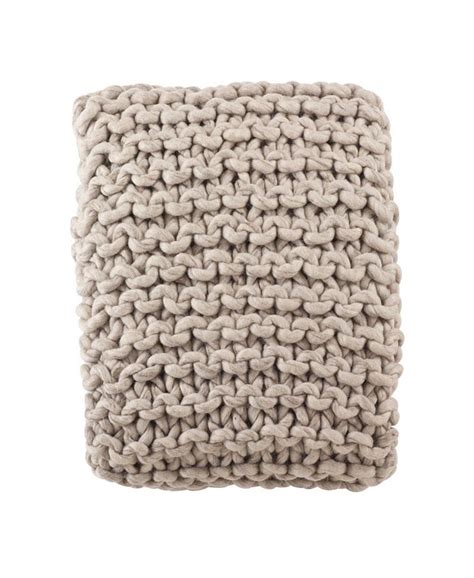 Saro Lifestyle Chunky Knit Throw Macys