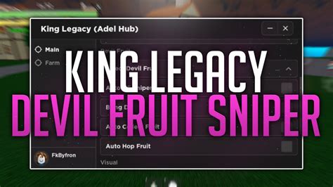King Legacy Script Devil Fruit Sniper Auto Farm Esp More PASTEBIN YouTube