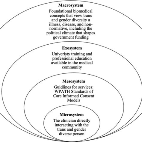The First Four Levels Of Bronfenbrenner S Est Mapped Onto The Download Scientific Diagram
