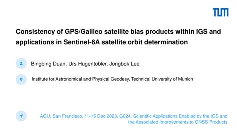 Pdf Consistency Of Gpsgalileo Satellite Bias Products Within Igs And Applications In Sentinel