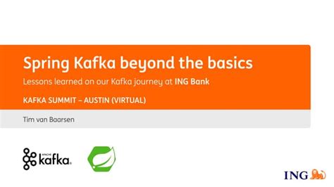 Spring Kafka Beyond The Basics Lessons Learned On Our Kafka Journey