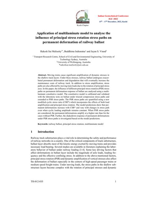 Pdf Application Of Multilaminate Model To Analyse The Influence Of Principal Stress Rotation