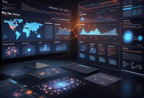 premium photo big data technology and data science data scientist