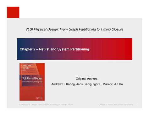 Physical Design Netlist And System Partioning Overview Vlsi Physical