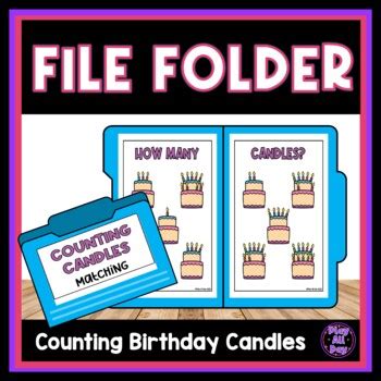 Counting 1 To 10 File Folder Activity Matching Numbers File Folder