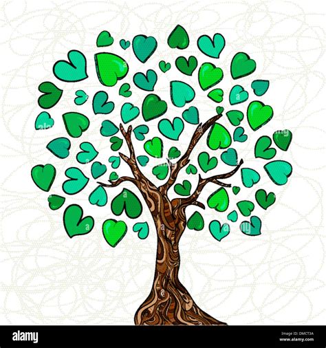 Love Concept Tree Stock Vector Image Art Alamy