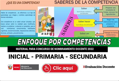 Qué es el enfoque por competencias Material Para Nombramiento