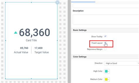 how to fix kpi card layout mismatch between edit and view modes in boldbi