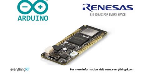 Everything Rf On Linkedin Arduino And Renesas Showcase New System On Module For Iot Edge