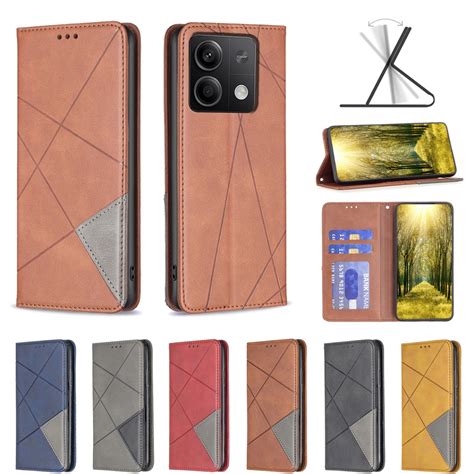 Luxury Casing For Xiaomi T Redmi Note Pro Plus G Leather Flip Case Wallet Card Holder