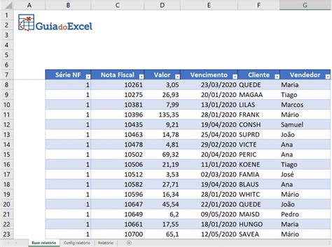 Como Criar Relatório No Excel Guia Do Excel