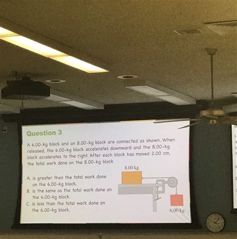 Solved Question A Kg Block And An Kg Block Are Chegg Com