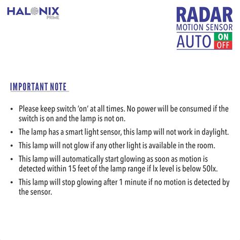 Halonix Radar 10w B22 Cool Day White Motion Sensor Led Bulb Auto On Auto Off Pack Of 1 White