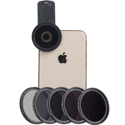 Giai 스마트폰 태블릿용 휴대폰 렌즈 필터 세트 중립 밀도 편광 Cpl Nd 5 In 1 Aliexpress