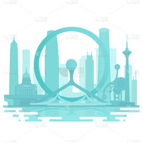 城市地标系列素材 天津