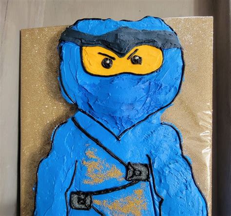 Ninjago Face Cake Template