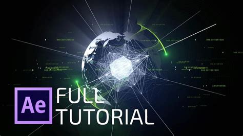 After Effects Tutorial How To Make Futuristic 3d Globe From 2d Image Youtube In 2024 Adobe