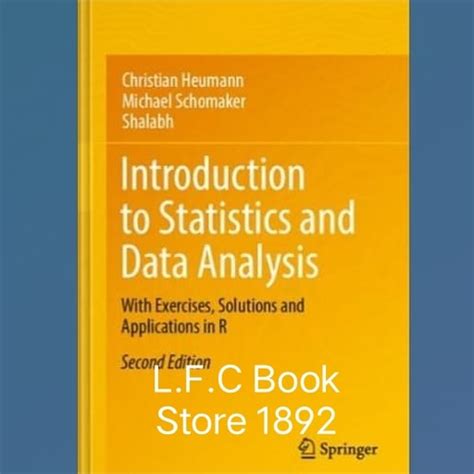 Jual Buku Introduction To Statistics And Data Analysis Jakarta Barat L F C Book Store 1892