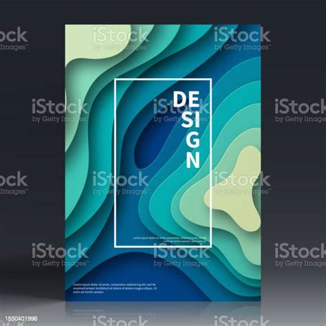 브로셔 템플릿 레이아웃 블루 커버 디자인 비즈니스 연례 보고서 전단지 잡지 3차원 형태에 대한 스톡 벡터 아트 및 기타 이미지 3차원 형태 가리기 곡선 Istock
