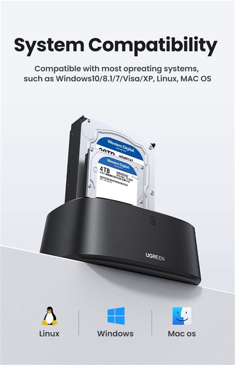Ugreen Hdd Docking Station Sata To Usb 30 Adapter For 25 35 Ssd Disk