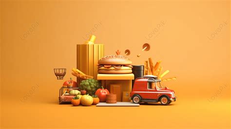 디지털 쇼핑의 세계 탐험 온라인 주문 배송 및 전자상거래 배경을 보여주는 놀라운 3d 일러스트레이션 놀라 배경 주문하다 배경 탐험 배경 이미지 Hd 놀라