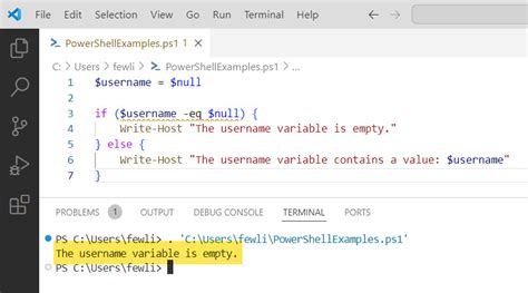 How To Check If A Variable Is Empty In Powershell