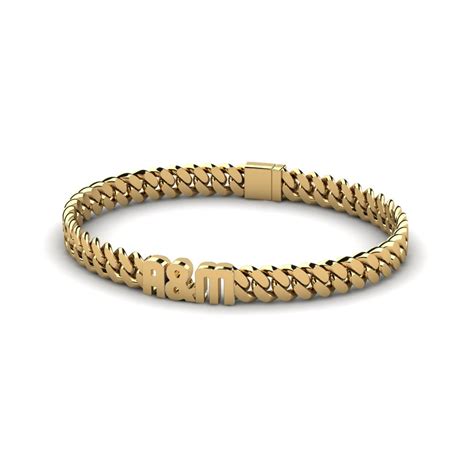 Order 14k Yellow Gold Glamira Mens Bracelet Rhett