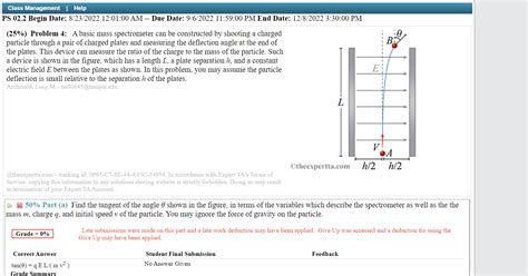 Solved 25 Problem 4 A Basic Mass Spectrometer Can Be