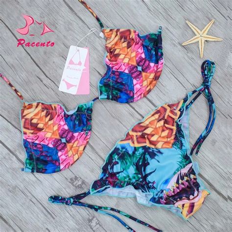 Pacento 2018 New Summer African Swimwear Women Sexy Bikini Swimsuit