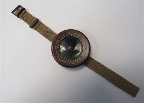 Scarce Ww2 American Airborne Wrist Compass In Compasses