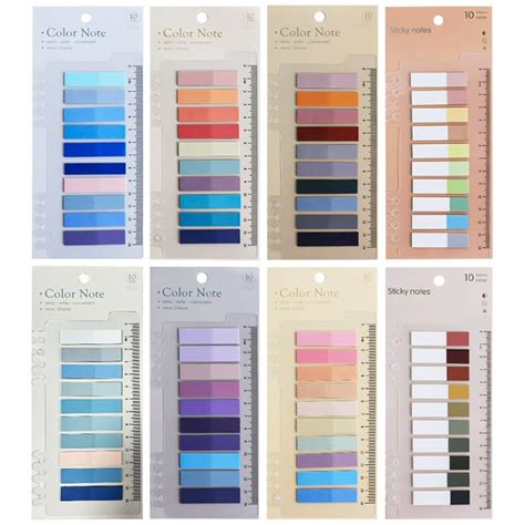 1600 Pcs Sticky Index Tabs Annotation Book Markers Tabs Writable Page Notes Tabs For