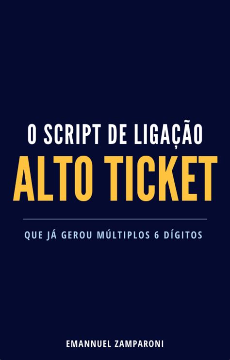 O Script De LigaÇÃo Emannuel Zamparoni