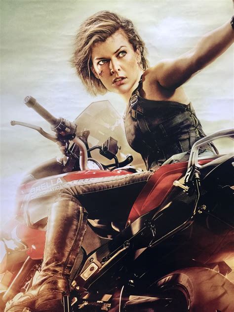 Resident Evil Final Chapter 2017 Advance Uk One Sheet The