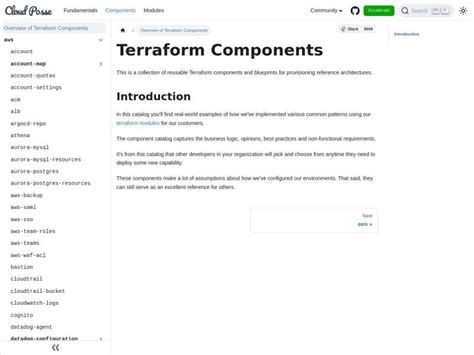 Erik Osterman Cloud Posse On Linkedin Cloud Posse Just Published Documentation For All Their