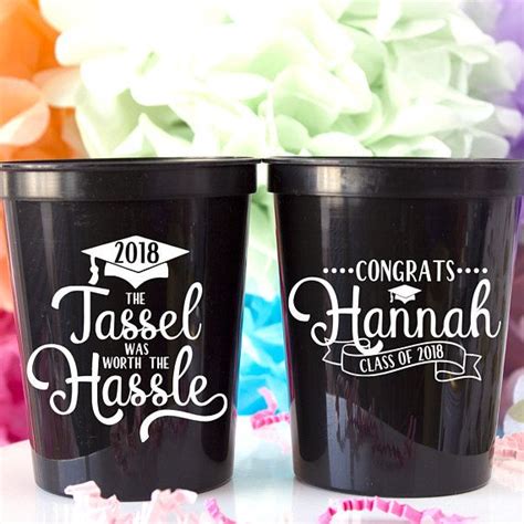 Graduation Cups Class Of 2019 Congrats Grad Graduation Etsy