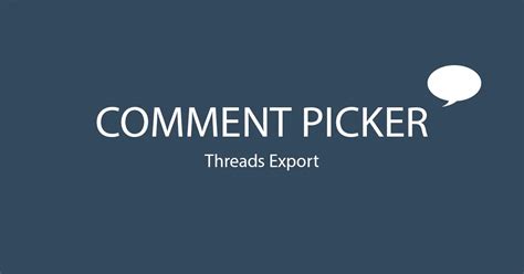 Free Threads Export Tool Extract Comments And Post Replies