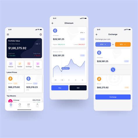 Cryptocurrency Mobile App Ui Design By Alamin Hossain On Dribbble