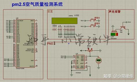 Proteus仿真实例基于stm32单片机的pm25空气质量检测系统（仿真文件程序）24 32f 19 知乎