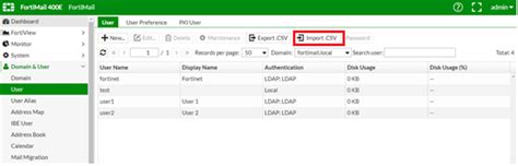 Technical Tip Fortimail Import Ldap User Through Fortinet Community