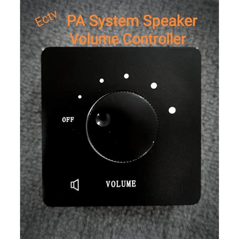 Ectv Pa Speaker Volume Controller Wall Mount Shopee Malaysia