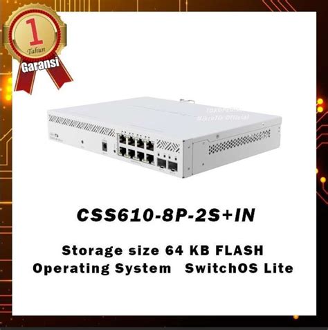 Jual Mikrotik Css610 8p 2s In Switch Css 610 8p 2s In Di Seller Mashi Mashi Store Cengkareng