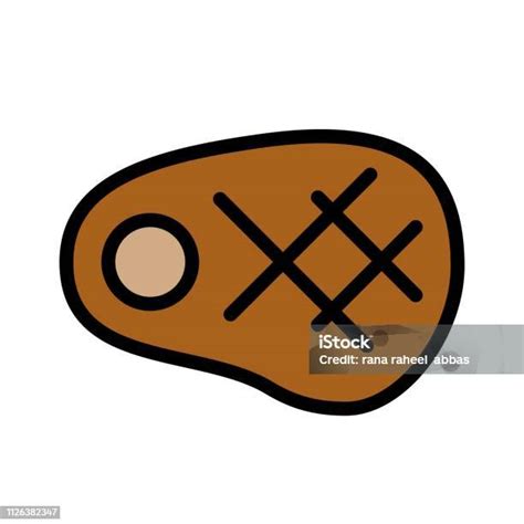 구운 스테이크 벡터 바베 큐 관련된 채워진된 스타일 편집 가능한 선 아이콘 0명에 대한 스톡 벡터 아트 및 기타 이미지 0명 고기 굽기 Istock
