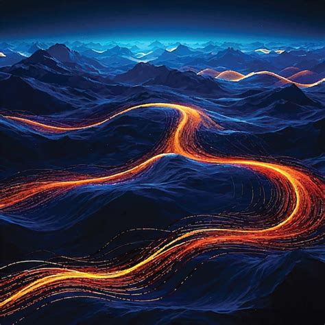 Abstract Data Premium Ai Generated Vector
