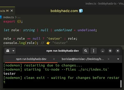 Set A Default Value If Null Or Undefined In TypeScript Bobbyhadz