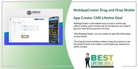 Mobappcreator Drag And Drop Mobile App Creator Cms Lifetime Deal