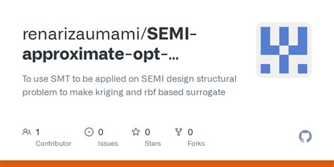 Github Renarizaumamisemi Approximate Opt Surrogate Model To Use Smt