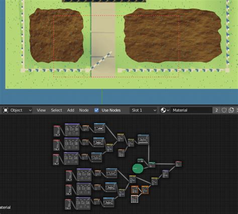 Stretched Procedural Textures R Blender