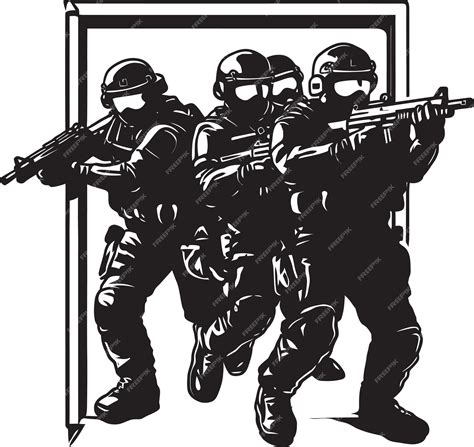 Premium Vector Forceful Entry Force Door Kick Swat Icon Dynamic