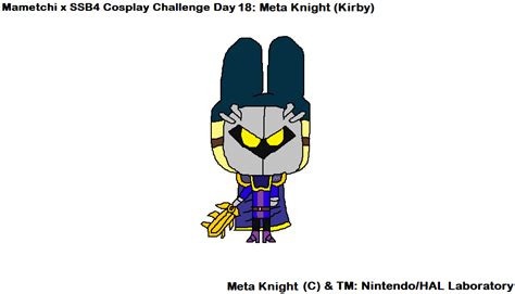 Mametchi X Ssb4 Cosplay Challenge Day 18 Meta Knight Kirby Fandom